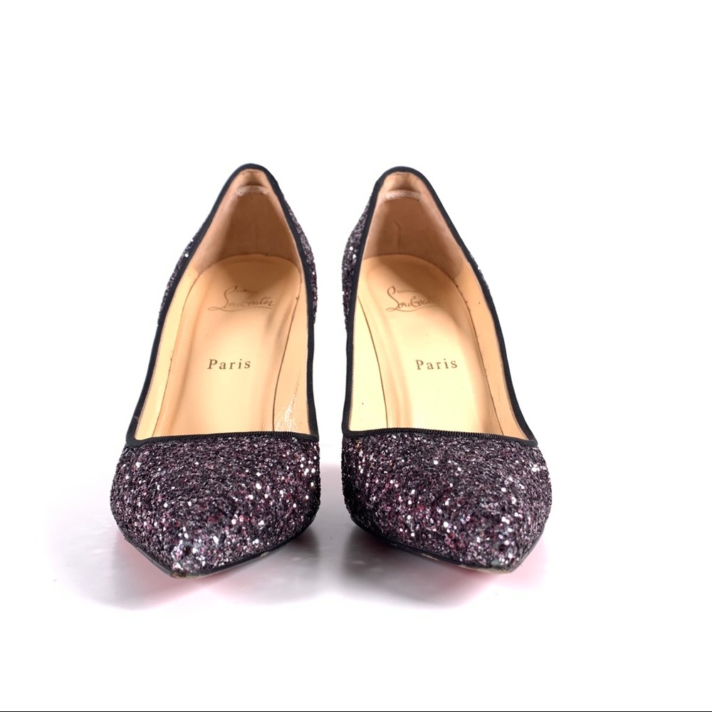 Christian Louboutin Pigalles Follies 100 Glitter - Gem